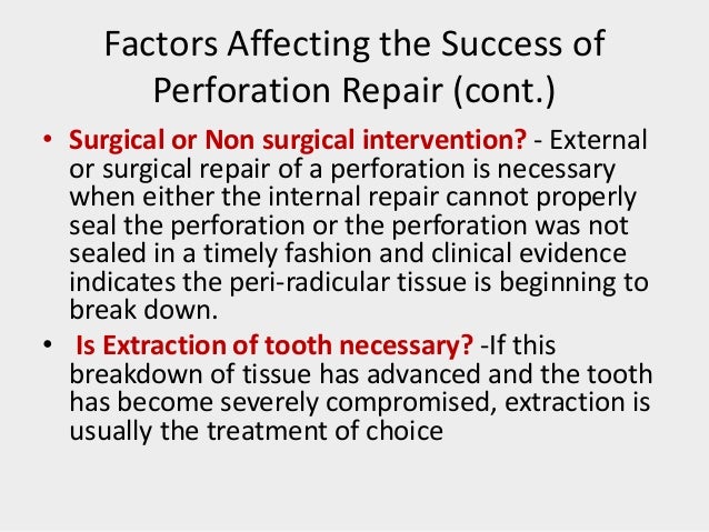 Iatrogenic Perforation- A guide to fixing the hole in your patient's