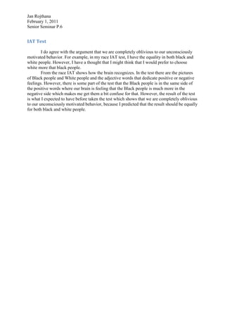 IAT reflection | PDF