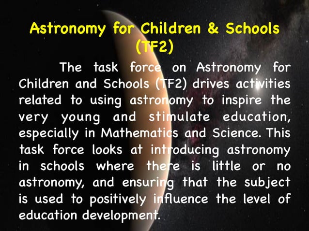 International Astronomy Union | PPT