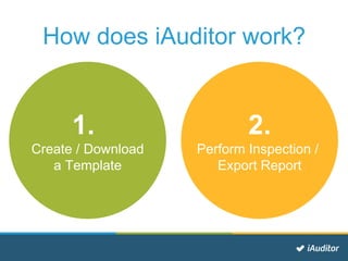iAuditor - Inspection Checklist App. How to get started. | PPTX