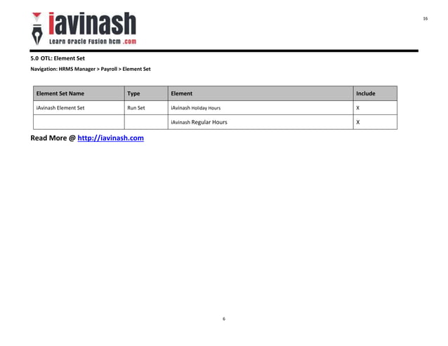 Oracle Time and Labor (OTL) Setup for Project | PDF