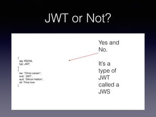 A Primer on JSON Web Tokens | PPT