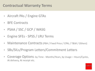 Aviation Warranty Data Management – Challenges & Opportunities | PDF