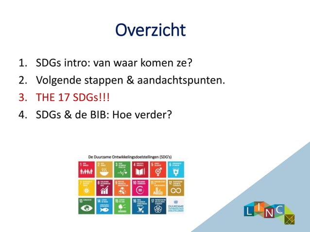 De SDG duurzaamheid in de praktijk | PPTX
