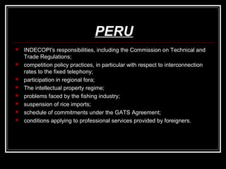 PERU INTERNATIONAL BUSINESS | PPT