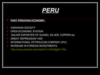 PERU INTERNATIONAL BUSINESS | PPT