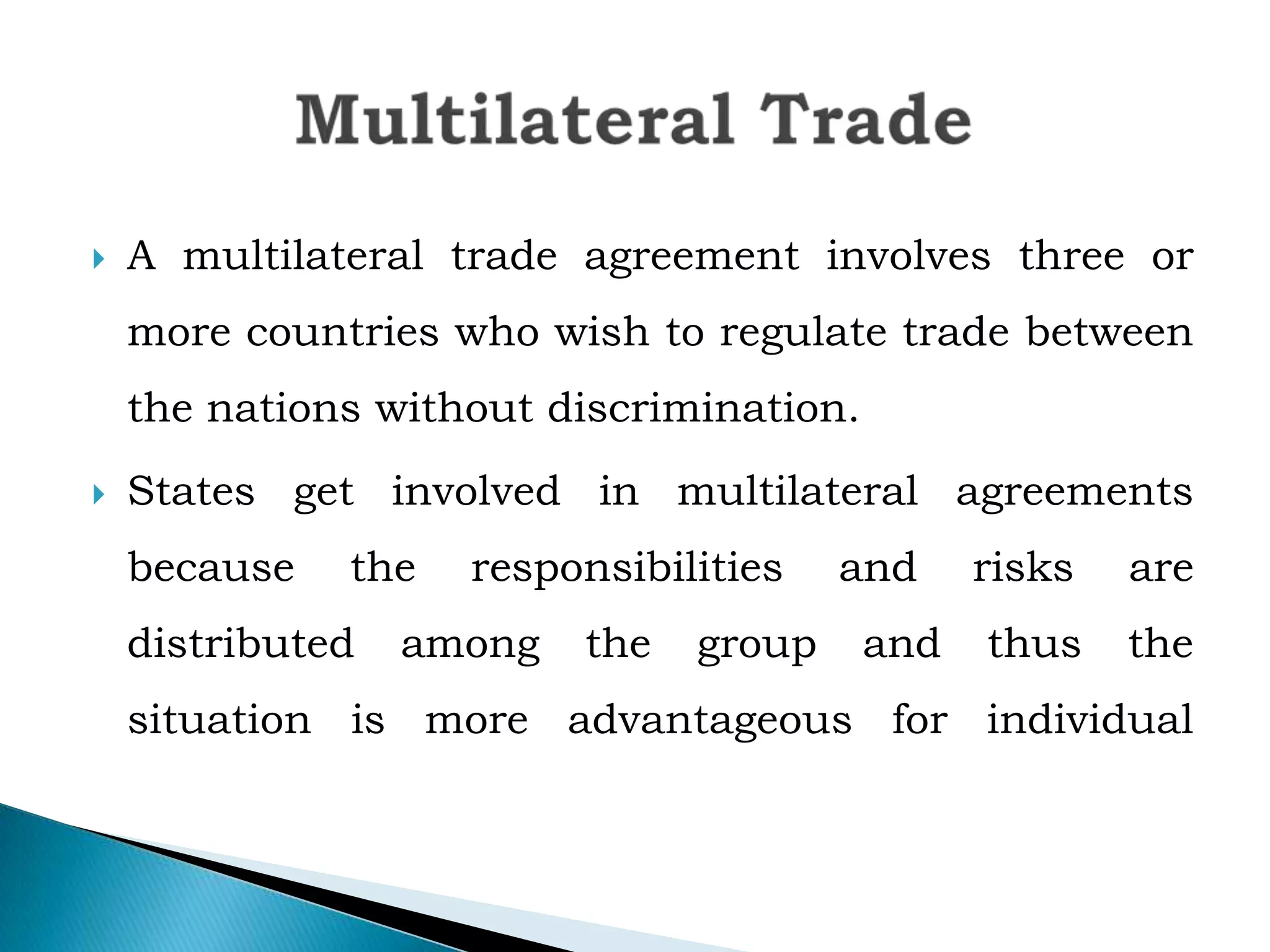 international trade agreement | PPTX
