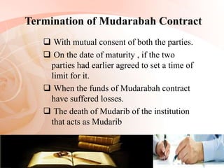 Mudaraba ( Islamic Banking's one most important term) | PPTX | Business ...