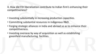 Case study: FDI in Automobile Sector in India | PPTX