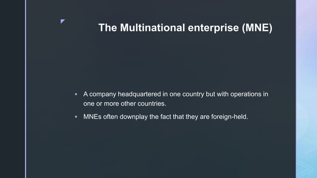 Chapter 2 Alan M Rugman | PPTX