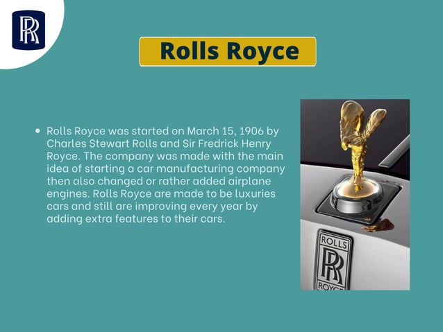Strategic Management - Strategies of Rolls Royce | PPT