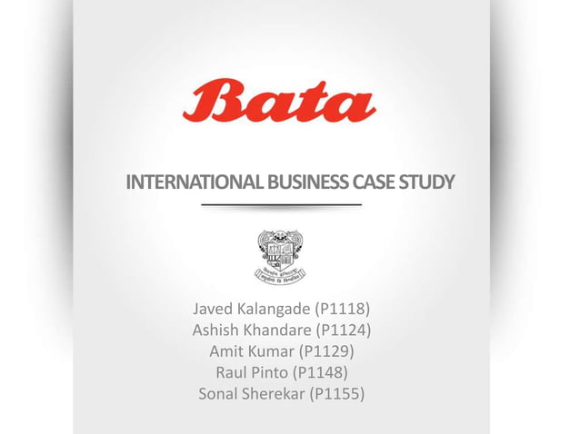 Bata Case Study | PPTX