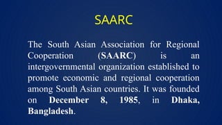 Economic Integration, Stages of Integration & SAARC | PPT
