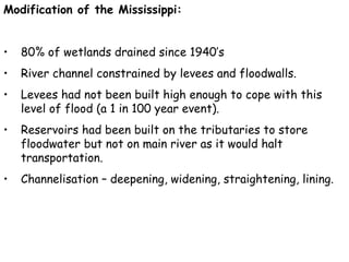 IB Geography: Drainage Basins: Mississippi Floods | PPS