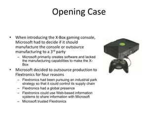 International Business- Global production slides | PPTX