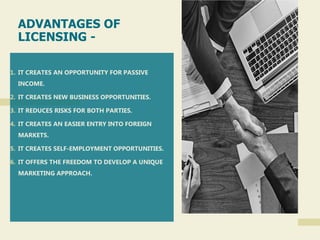 International Business - licensing and franchising | PPTX