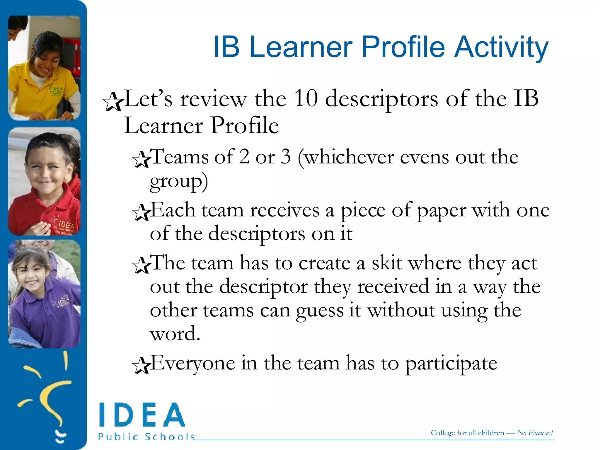 Ib Learner Profile | PPT