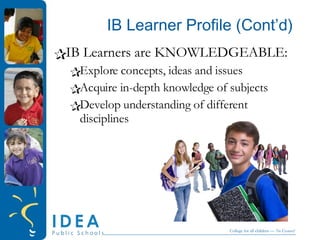 Ib Learner Profile | PPT | Educational Assessment | Education