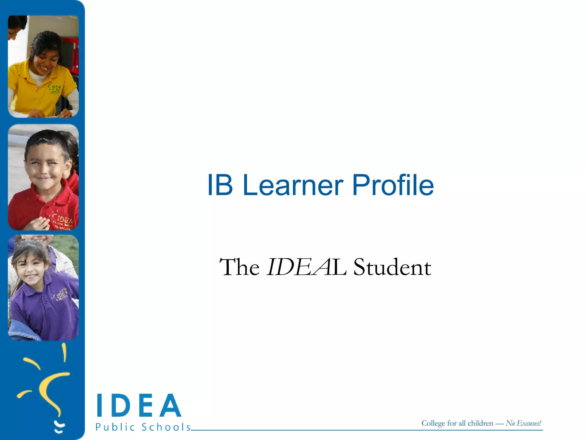 Ib Learner Profile | PPT