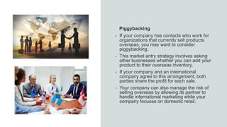 Market entry strategies | PPTX