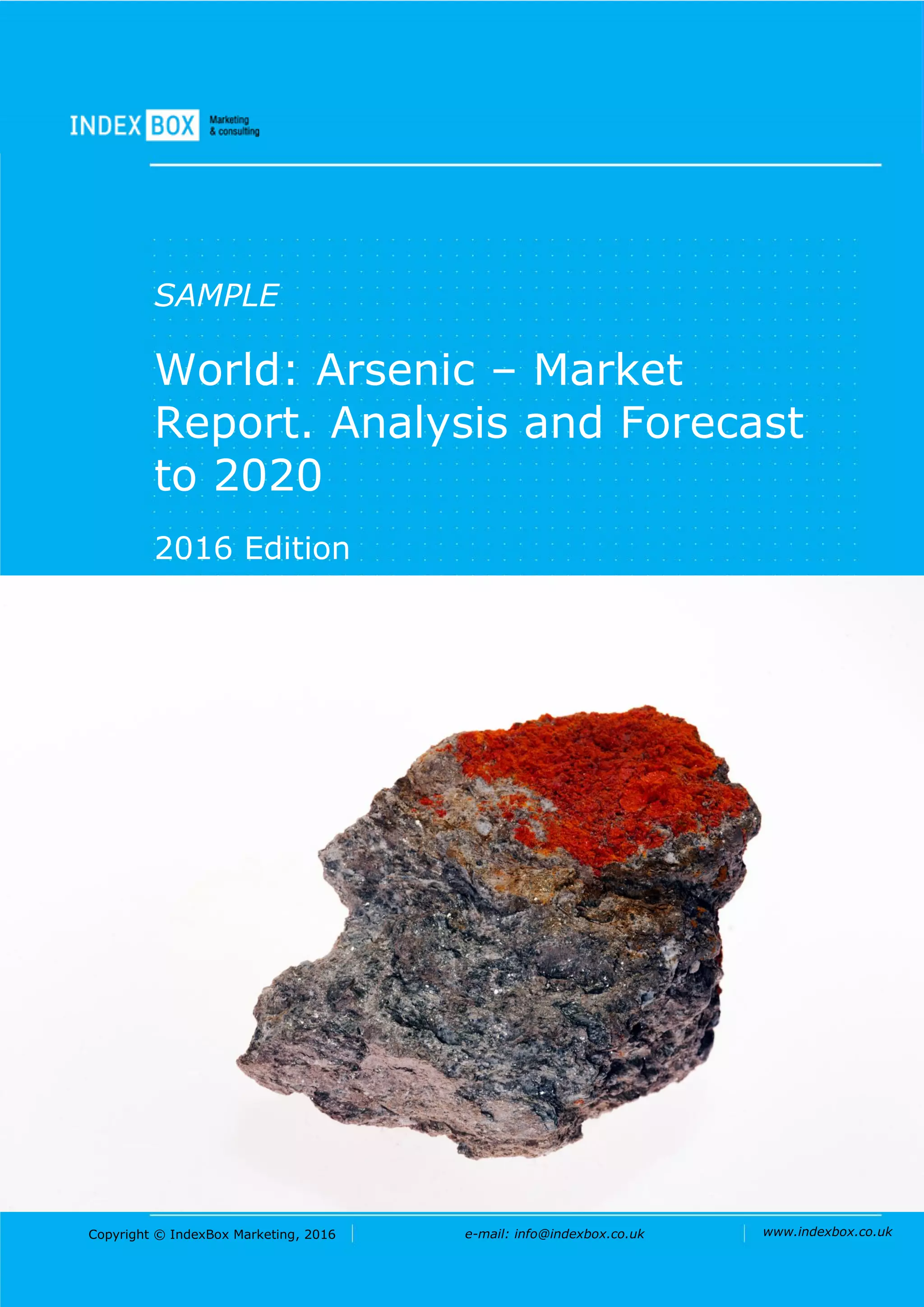 World: Arsenic - Market Report. Analysis And Forecast To 2020 | PDF ...