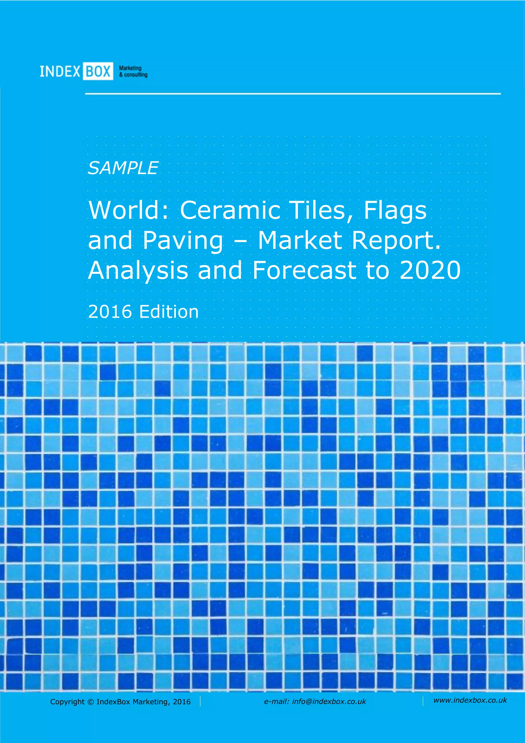 World: Ceramic Tiles, Flags And Paving - Market Report. Analysis and ...