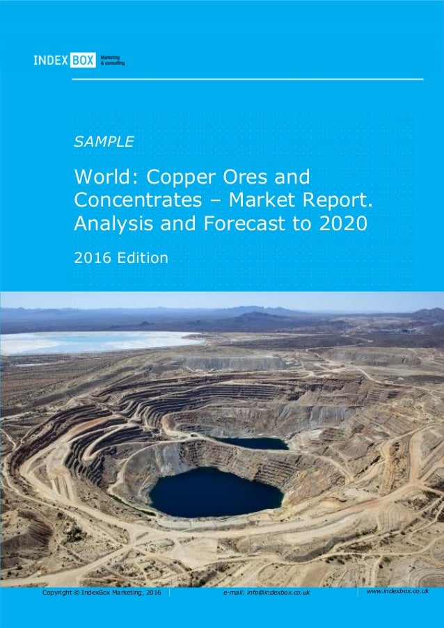 World: Copper Ores And Concentrates - Market Report. Analysis and ...
