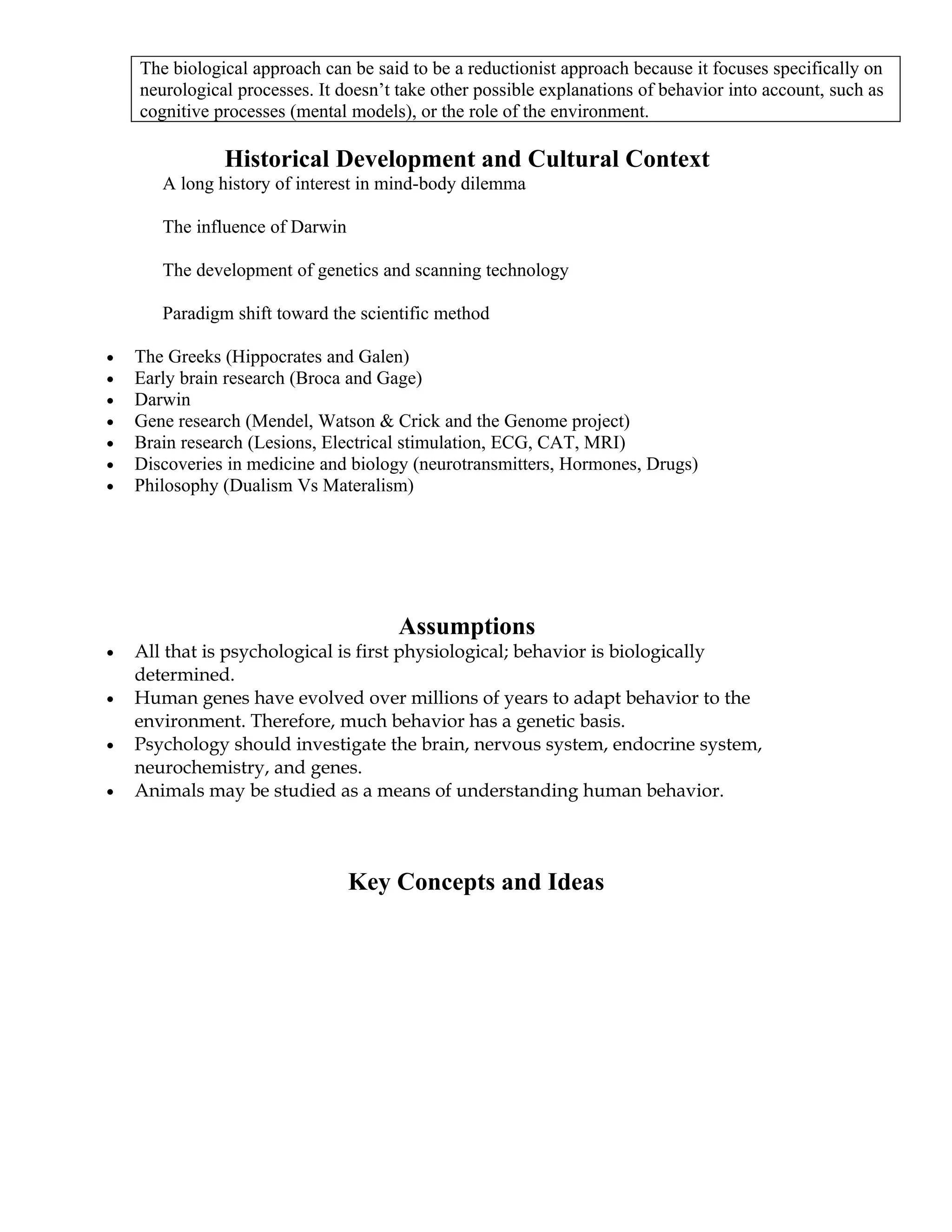 IB Biological Perspective Review | PDF