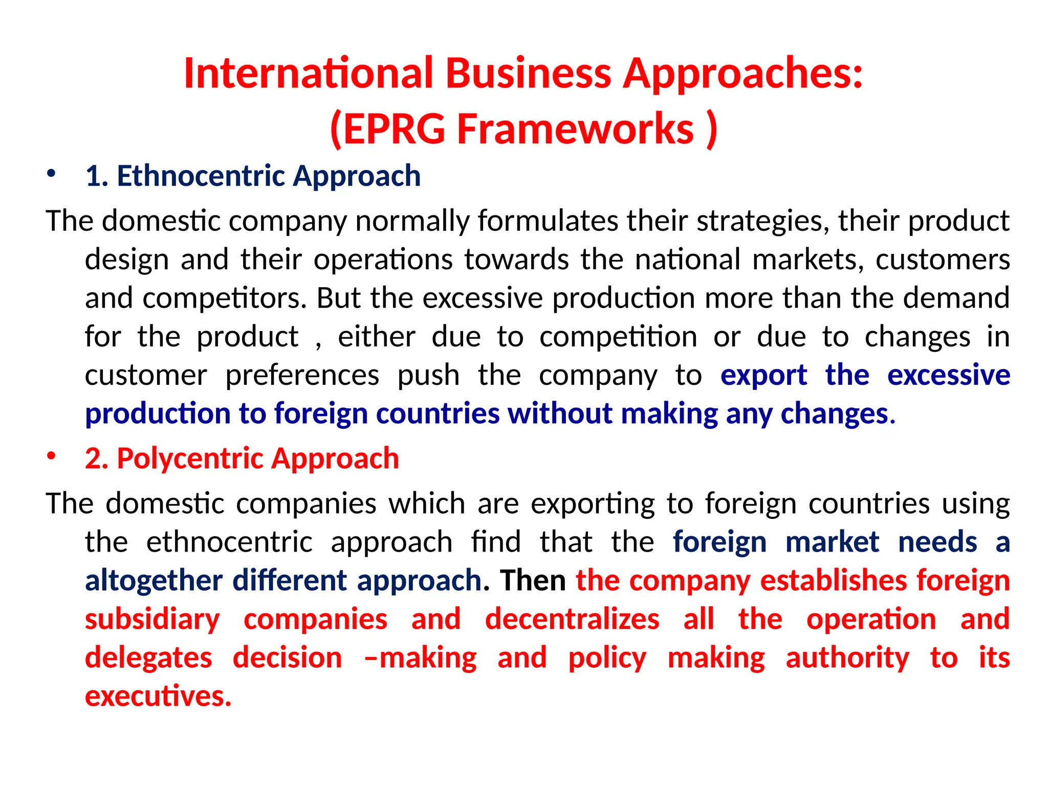 IB-UNIT-I. Fundamental concepts of international business | PPTX