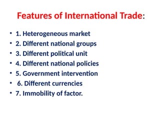 IB-UNIT-I. Fundamental concepts of international business | PPTX