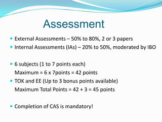 IB Presentation | PPTX