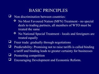 World Trade Organisation - Evloution and its Functions | PPT