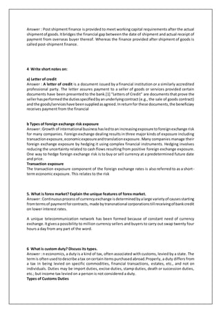 Ib0018 – export import finance | PDF