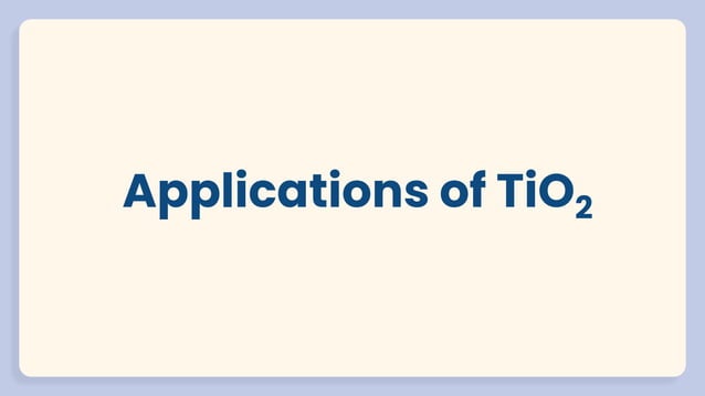 Review of Optical Properties of TiO2 Nanoparticles | PPTX