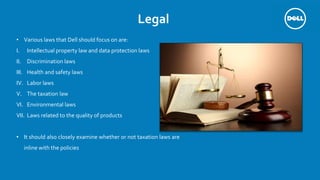PESTEL Analysis of Dell Incorporation | PPTX