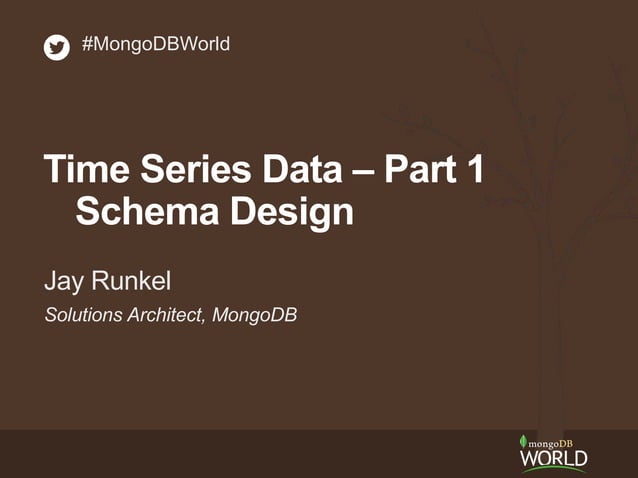 Mongodb For Time Series Data Part 1 Setting The Stage For Sensor