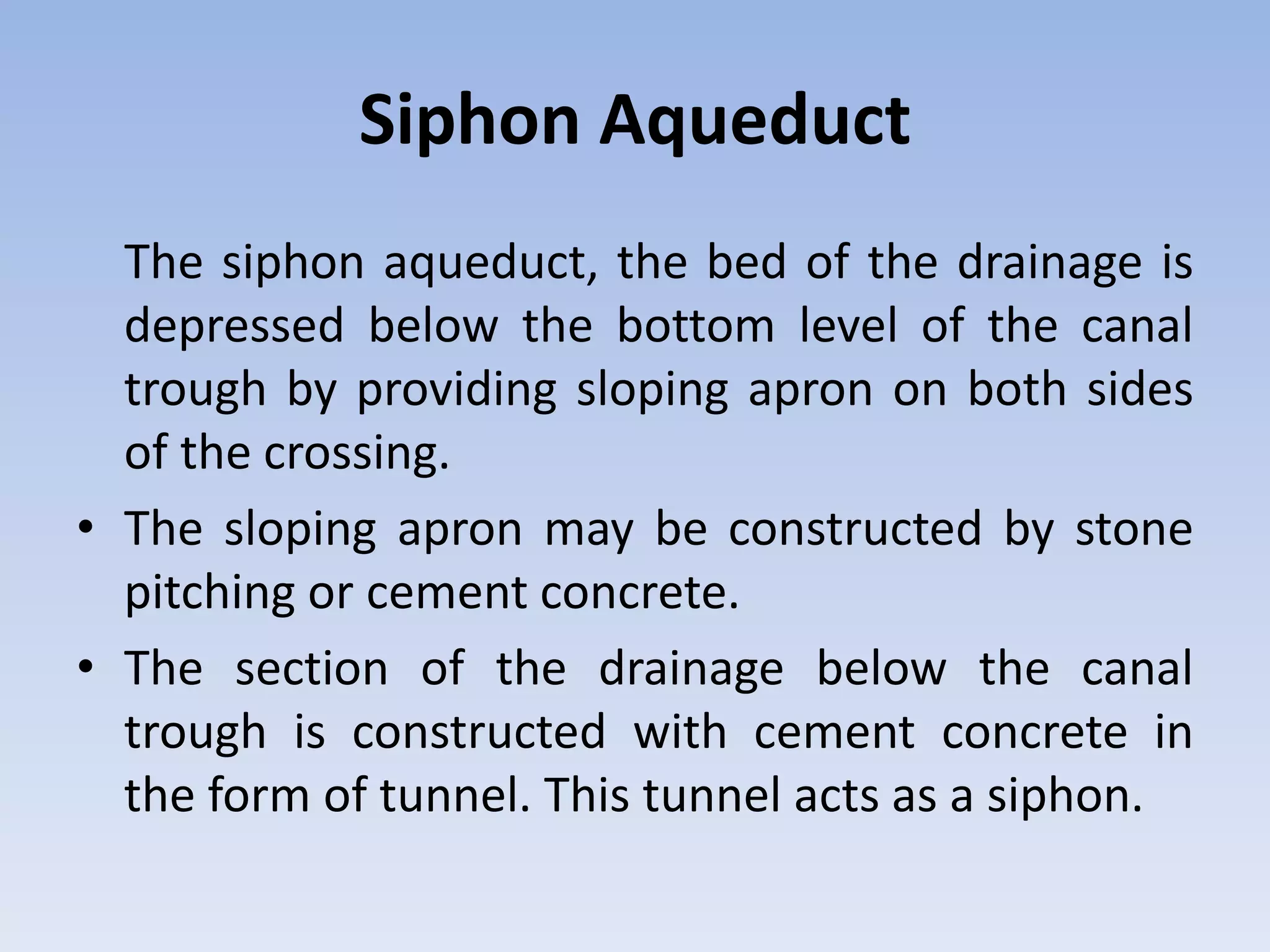 Cross drainage work | PDF