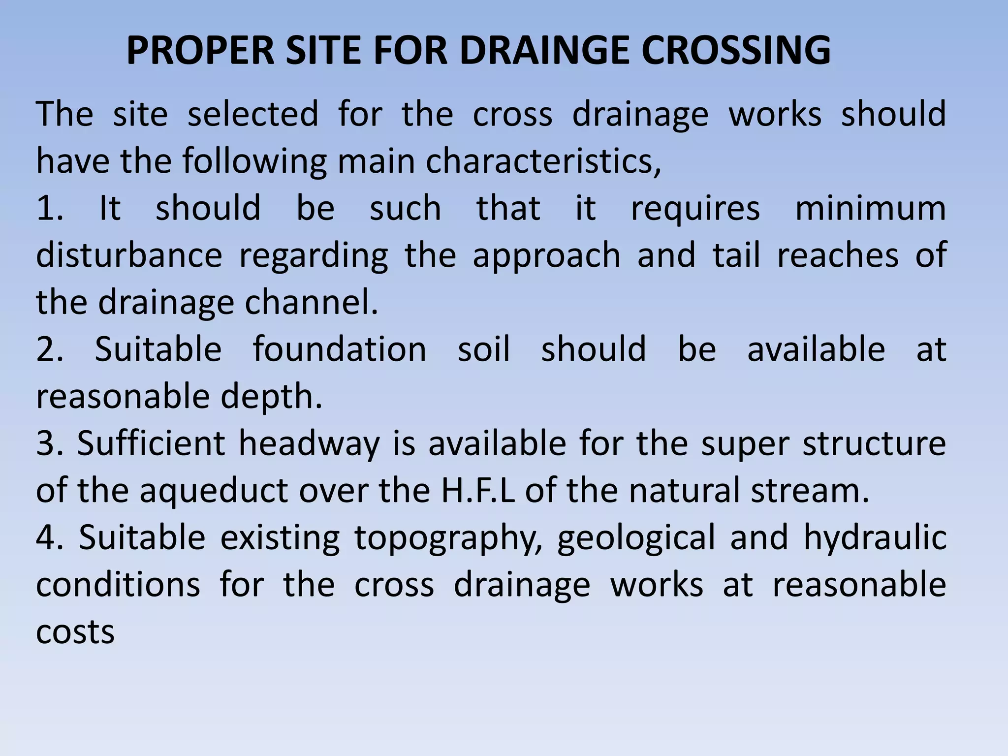 Cross drainage work | PDF