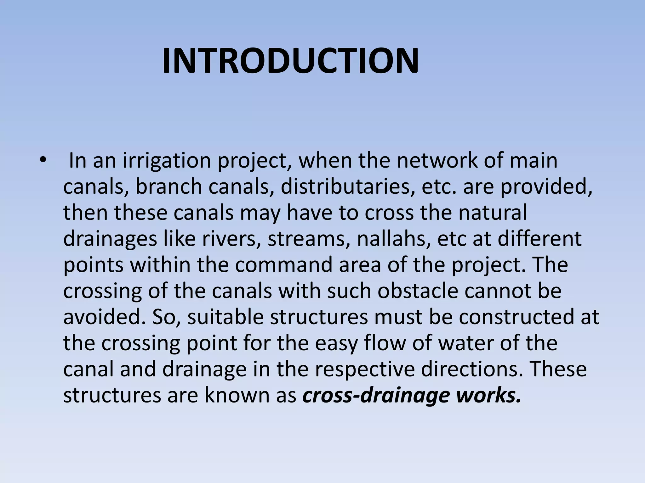 Cross drainage work | PDF