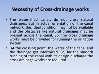 Cross drainage work | PDF