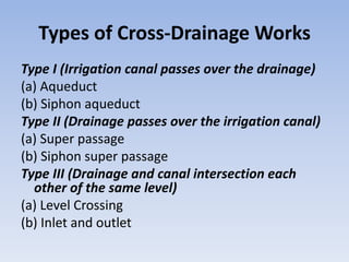 Cross drainage work | PDF