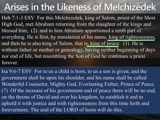 M2014 s46 jesus a high priest of the order of melchizedek 6 15-14 ...