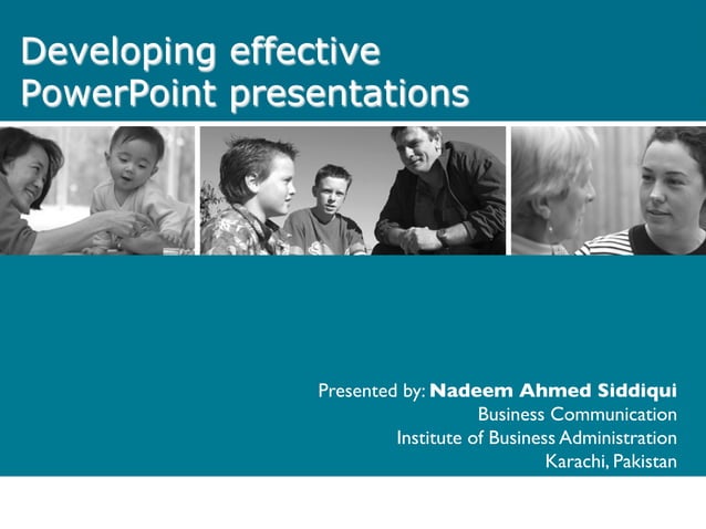 Developing Effective Powerpoint Presentations | PPT