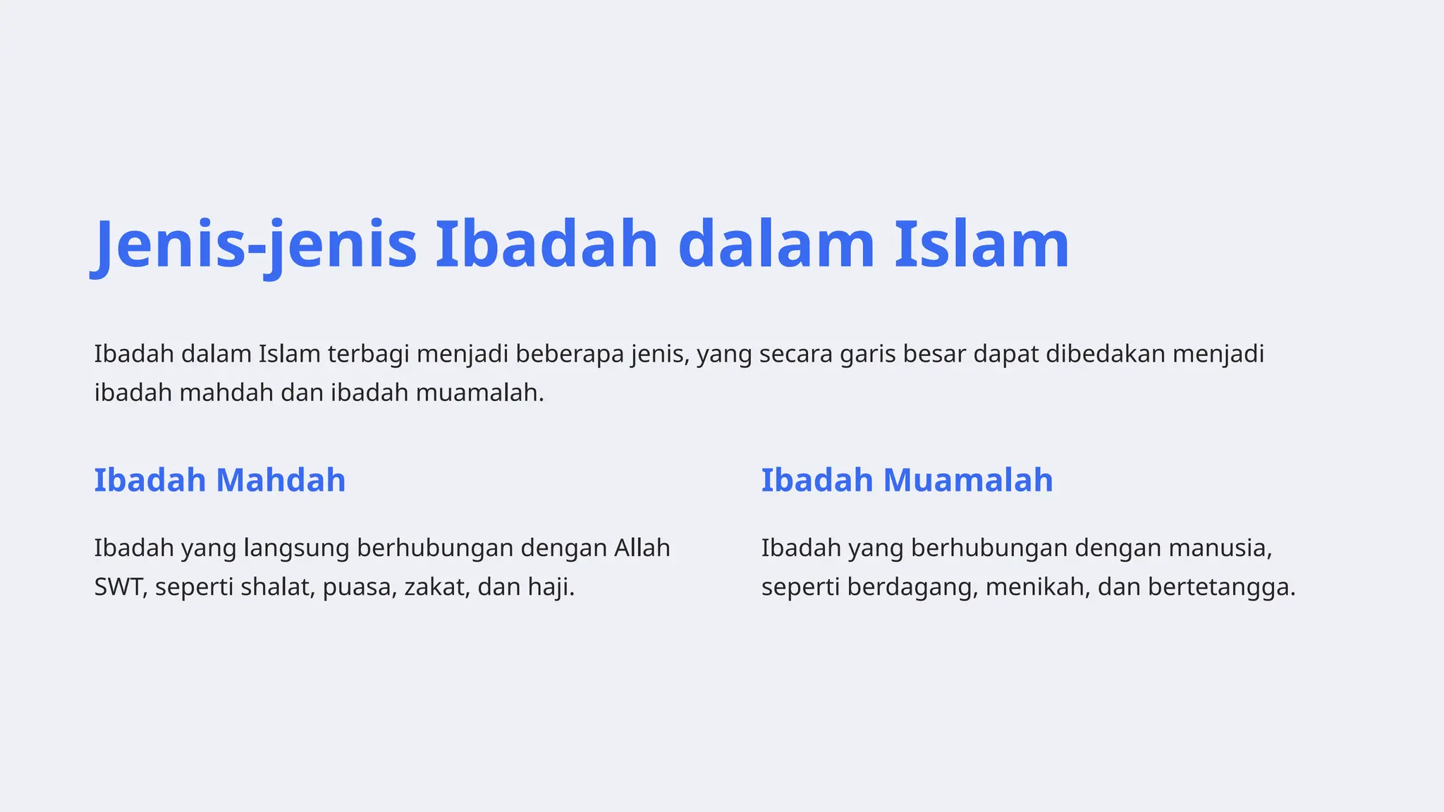 Ibadah-dalam-Islam.yang rahmatan lilaaminpptx | PPT