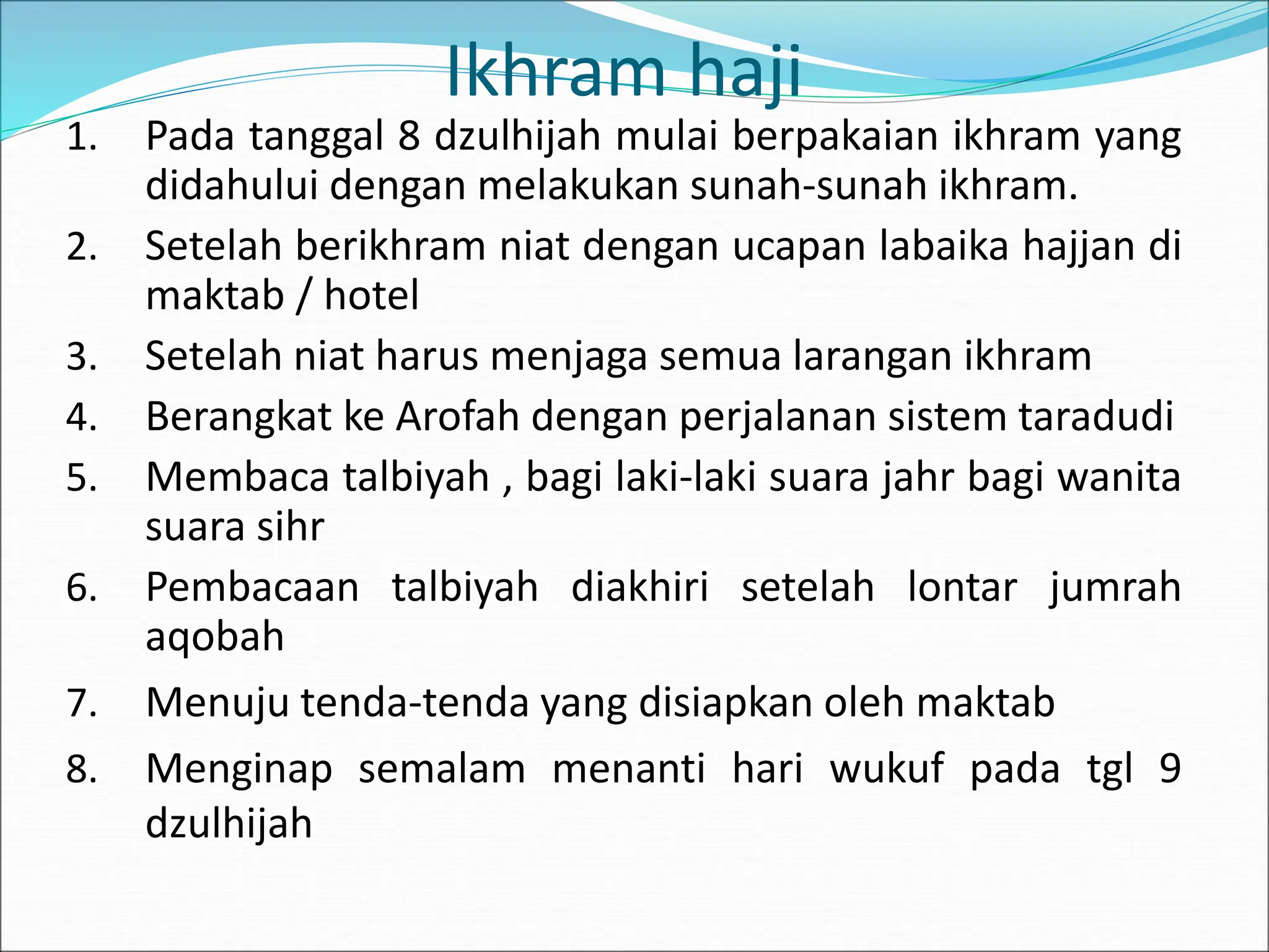 bimbingan ibadah haji KBIH nurul iman kab. tangerang | PPT