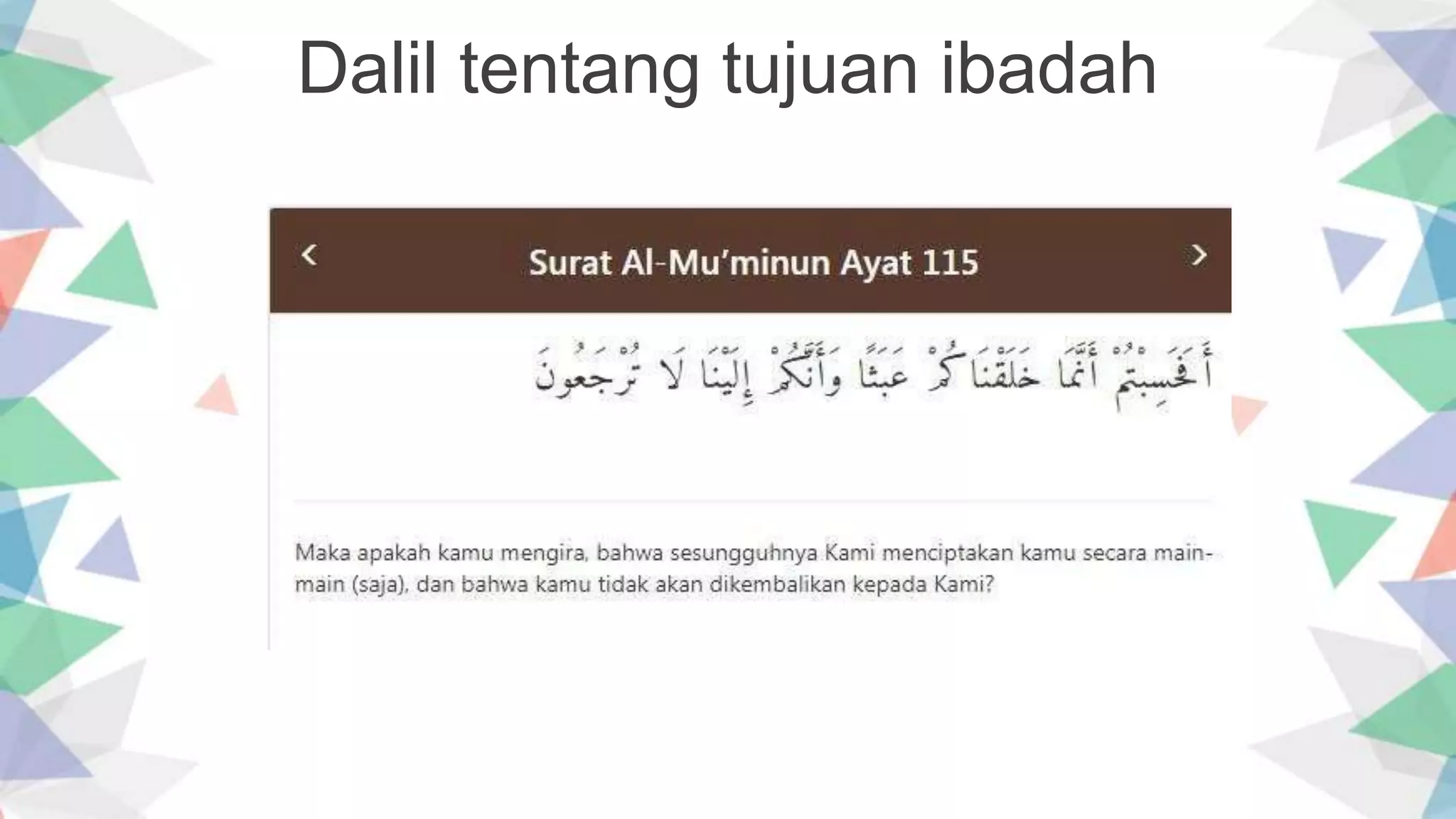 ppt Ibadah | PPTX