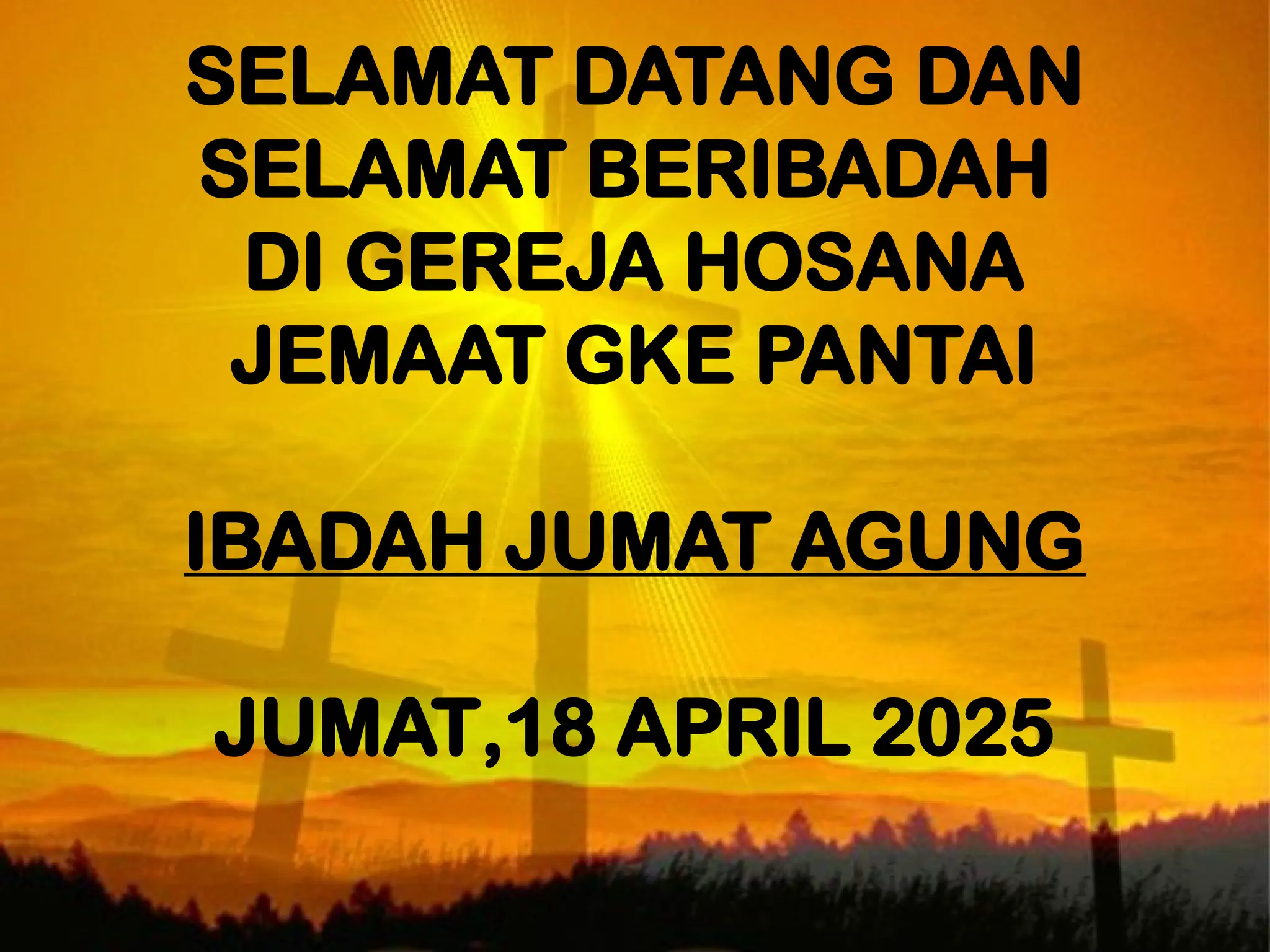 Tata Ibadah/Kebaktian hari Jumat Agung .pptx