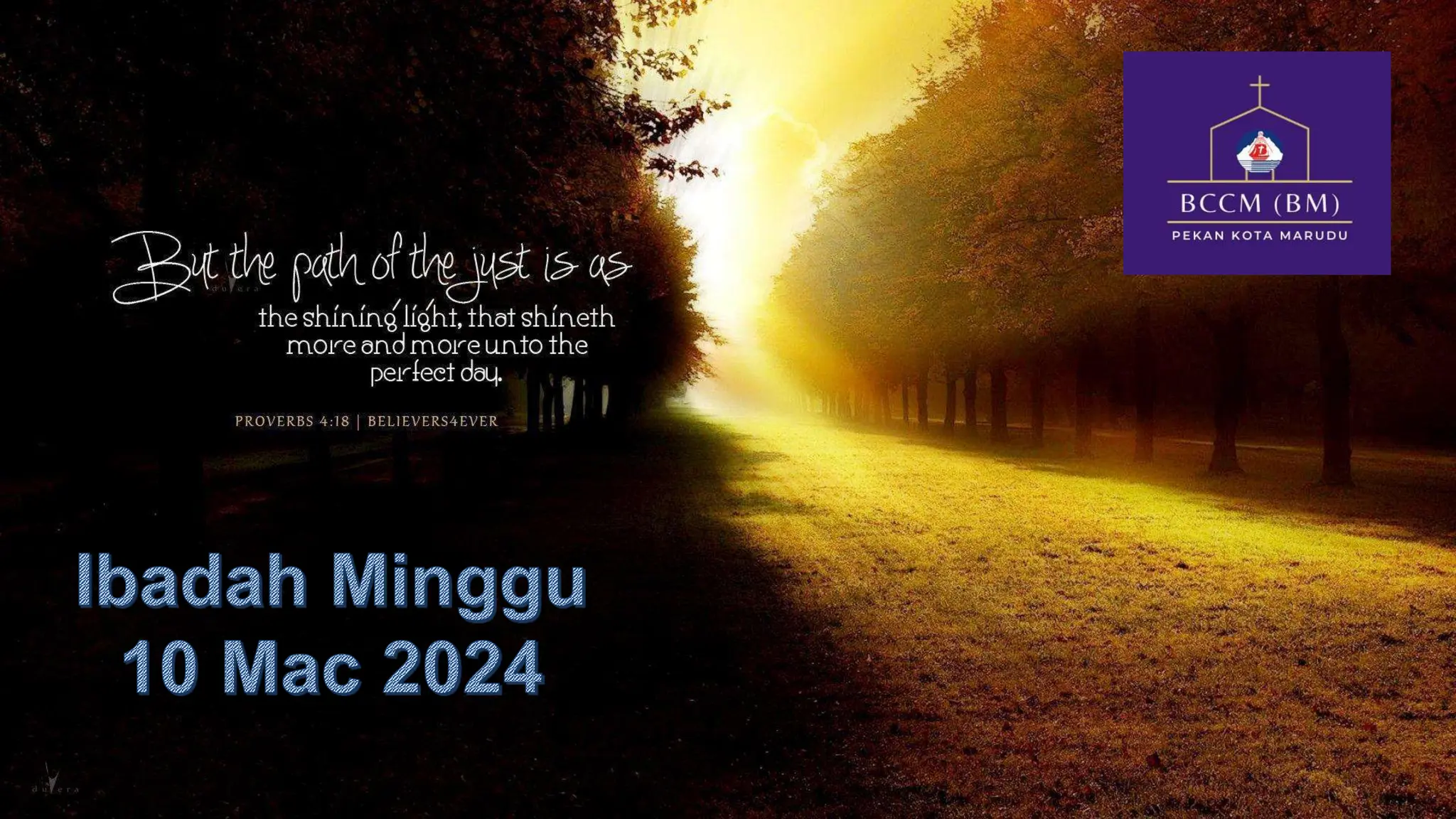 SLIDE IBADAH MINGGU JEMAAT BCCM PEKAN K.M | PPTX