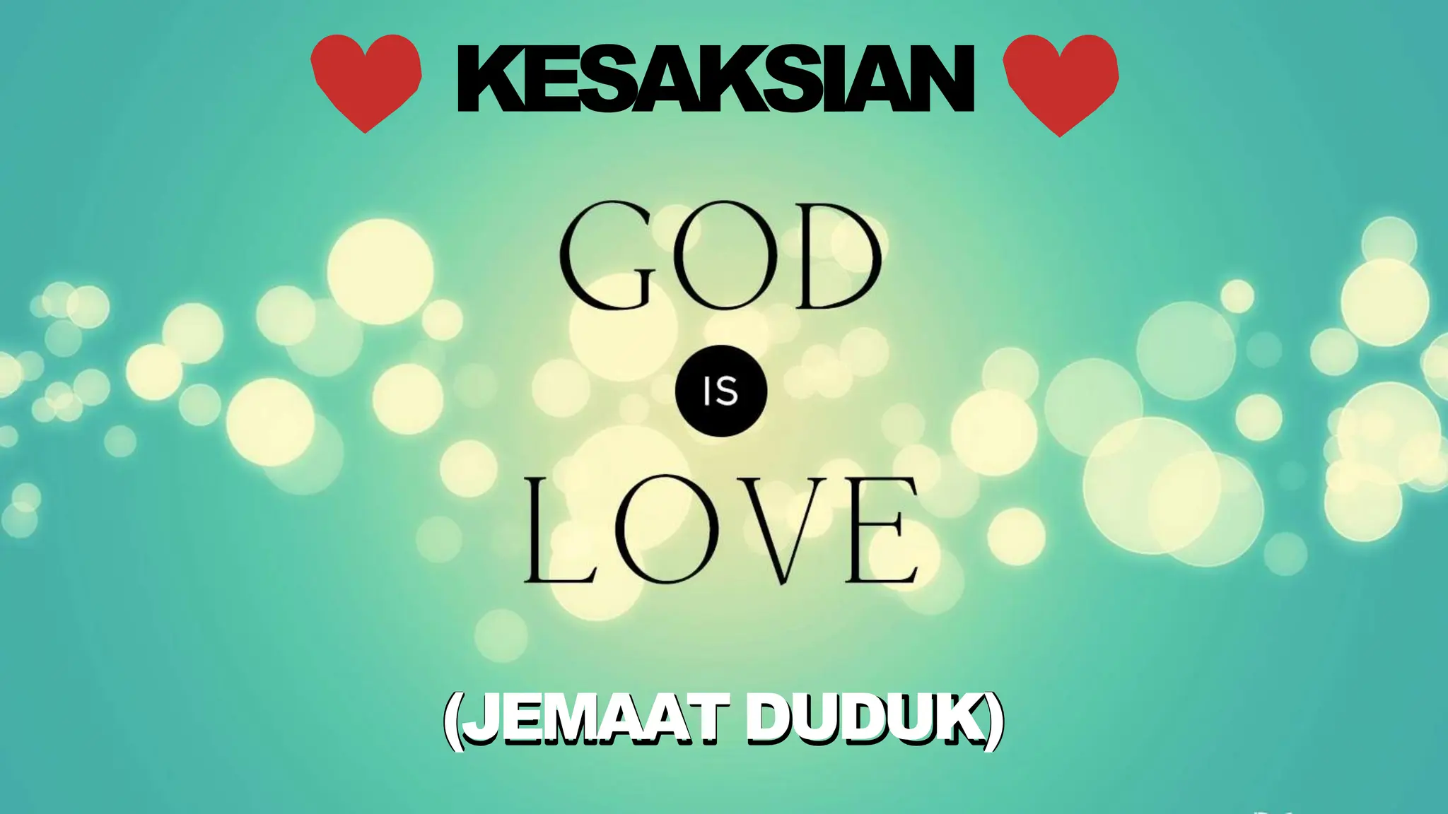 SLIDE IBADAH MINGGU JEMAAT BCCM PEKAN K.M | PPTX