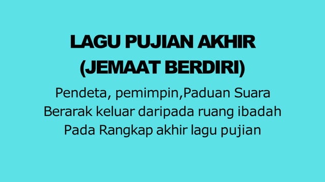 SLIDE IBADAH MINGGU JEMAAT BCCM PEKAN K.M | PPTX